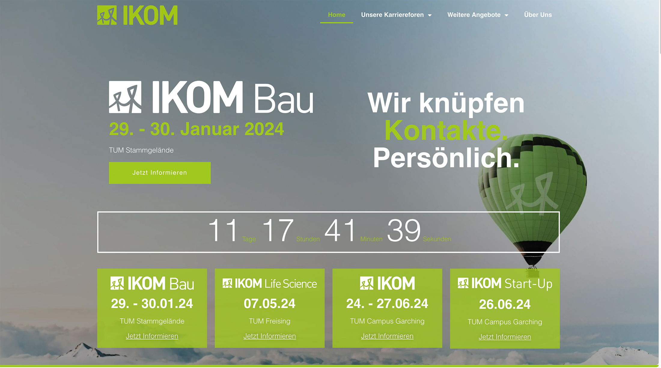 Nachwuchs gesucht auf der IKOM Bau in München - hoenninger